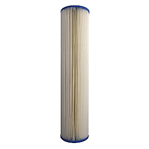 Tier1 50 Micron 20 Inch x 4.5 Inch | Pleated Cellulose Whole House Sediment Water Filter Replacement Cartridge | Compatible with Pentek ECP50-BB, 4PAY5, 255496-43, Home Water Filter
