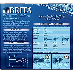 Brita On Tap Filtration system Replacement Filter, White