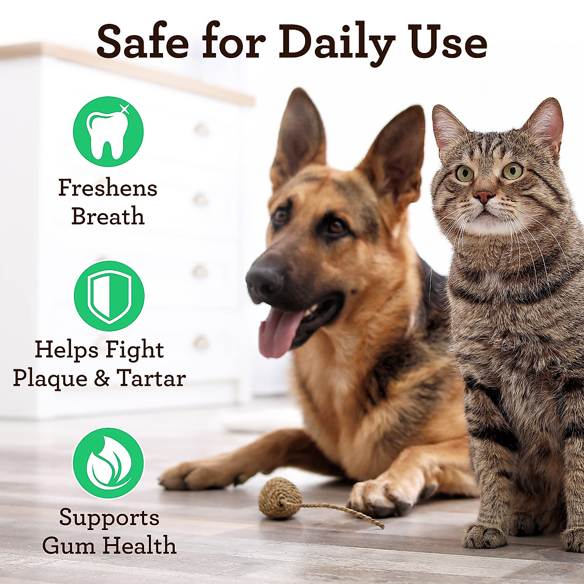 VetPro Complete Dr. Joseph's Advanced Dental Cleanse, 8 Ounces, Cat and Dog Breath Freshener Water Additive for Dental Care, Fights Dog Bad Breath, Teeth Cleaning, Plaque and Tartar Remover