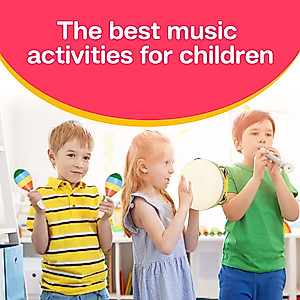 Smarkids Toddler Musical Instruments Toys Premium Accurately Tuned Percussion Musical Instruments for Kids Children Educational Toy Set for Boys& Girls with Xylophone Flute Tambourine Maraca Backpack