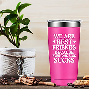 Fufendio Gifts for Women Friends - Best Friend Birthday Gifts for Women - Friendship Gifts, Valentines Day Gifts for Friend Female - Insulated Coffee Mug Tumbler Cup