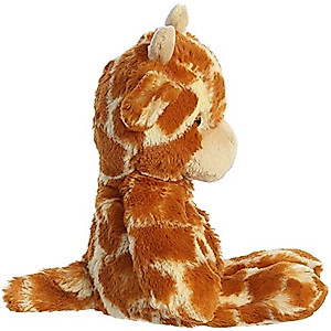 Aurora® Snuggly Sweet & Softer™ Giraffe Stuffed Animal - Comforting Companion - Imaginative Play - Brown 9 Inches