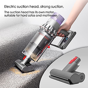 Coodss Mini Motorized Tool Brush Head for Dyson V7 V8 V10 V11 V15 Stick Vacuum Cleaner, Quick Release Vacuum Cleaner Head Replacement Parts