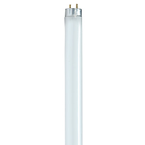 Satco S8422 48-Inch 3000K 28-Watt Medium Bi Pin T8 Instant/Rapid Start Energy Saving Lamp, Warm White