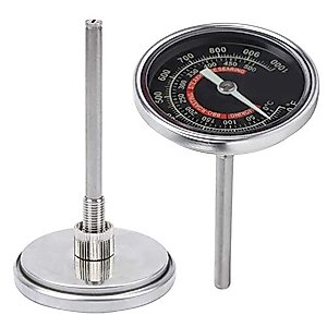 TS BX51 Stainless Steel Oven Barbecue Thermometer, Large Dial, High Accuracy, IP55 Level, for Kitchen Cooking, Food Safety with Premium Materials