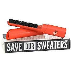 Lilly Brush Save Our Sweaters- Sweater Pill, Lint and Pet Hair Remover (Red)