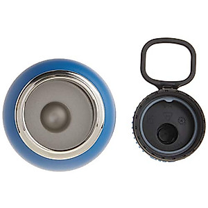 Takeya Originals 32 oz Vacuum Insulated Stainless Steel Water Bottle with Straw Lid, Navy