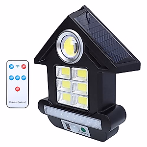 ibasenice 1 Set of Solar Sensor Wall Lamp Outdoor Street Garden Lighting Lamp for Home