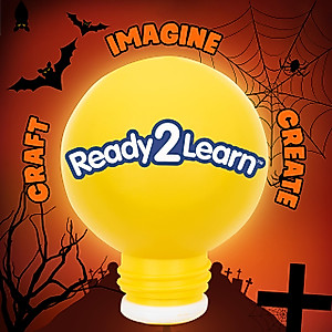 Ready 2 Learn Create Your Own Halloween Pumpkins | Set of 4 | Halloween Crafts for Kids Ages 4-8 | DIY Party Favors, Ornaments, Magnets and Decor