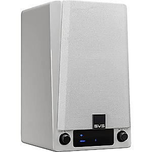 SVS Prime Wireless Pro Powered Speaker System with Chromecast and Airplay 2 - Pair (Piano Gloss White)