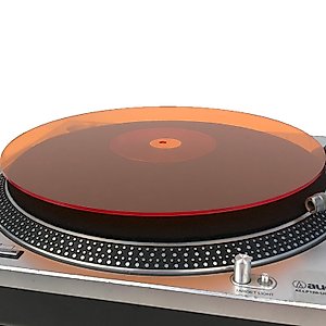 Acrylic Turntable Mat-Platter Vinyl Slipmat for 12 Inches LP Players-Reduced Noise & Improves Sound Quality & Provides Tighter Bass-Anti Static Record Player Mat.