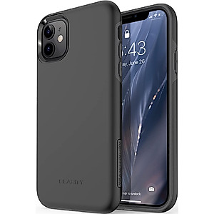 TEAM LUXURY Designed for iPhone 11 Case, Black [Ultra Impact Resist] [Anti-Scratch] Shockproof Protective Case for iPhone 11 Phone Case Cover (6.1”), (Black)
