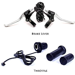 Theebikemotor Motorcycle MTB Rear Wheel 72V8000W Electric Bike Ebike kit with tire + 150A Sabvoton Controller + Hydraulic disc Brake-19 Motorcycle Wheel, no Battery