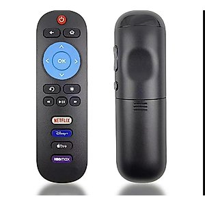 TCL ROKU Remote Compatible with All ROKU TVs, Including Sony, Westinghouse, ONN, Vizio, Insignia, and More - [Not Compatible with ROKU Stick or ROKU Box]