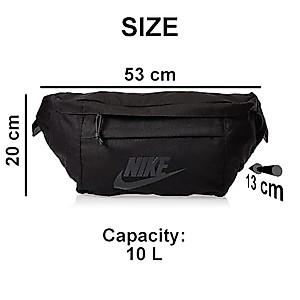 NIKE Tech Hip Pack, Black/Black/Anthracite, Misc