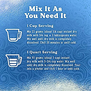 Swiss Miss Nonfat Dry Milk With Vitamins A and D, Makes Over 3 Gallons, 45.43 oz.(Pack of 1)