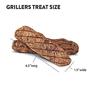 DOGSWELL 100% Grilled Meat Dog Treats, Made in The USA with Glucosamine, Chondroitin & New Zealand Green Mussel for Healthy Hips, 20 oz Duck