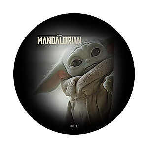 The Mandalorian The Child Circle Portrait PopSockets Swappable PopGrip