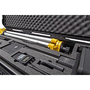 Nanuk 995 Waterproof Hard Case with Custom Foam Insert for DJI Ground Station RTK w/Wheels - Black (995-RTK1)