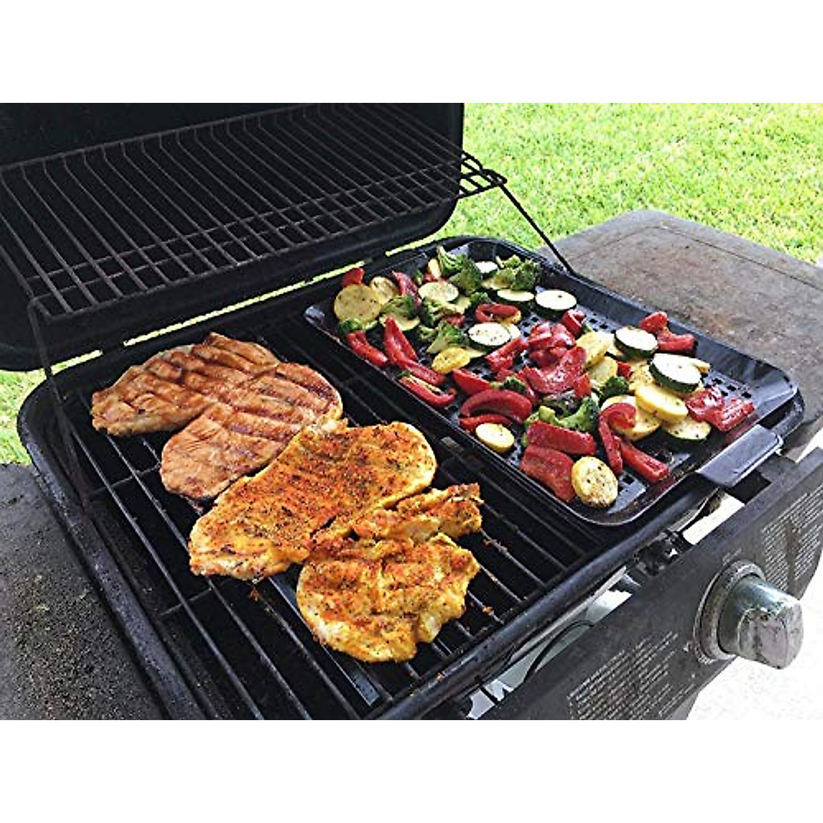 Replace parts Porcelain Steel Heat Plate Replacement for Select Gas Grill Models, Charbroil and Others,(16" X 3 13/16")