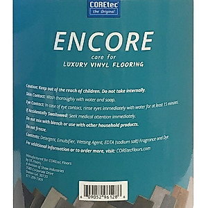 COREtec ENCORE 03Z77 Floor Cleaner Care for Luxury Vinyl Flooring Ready To Use 1 Gallon Refill