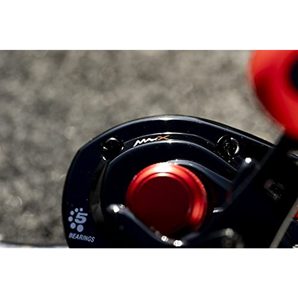 Abu Garcia Black Max & Max X Low Profile Baitcast Reel and Fishing Rod Combo, 7' - Medium Heavy - 1pc