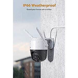 Imou Security Camera Outdoor with Floodlight and Sound Alarm, 4MP QHD Pan/Tilt 2.4G Wi-Fi Camera, IP66 Weatherproof 2.5K Bullet Camera, Full Color Night Vision IP Camera with 2-Way Talk, Cruiser