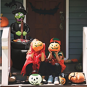 48" Inch Inflatable Witches Cauldron Candy Holder Bowl - Up to 72 Drink Beverage Cooler and Ice Chest Party - Inflables De Halloween Enfriador Candy Caldron