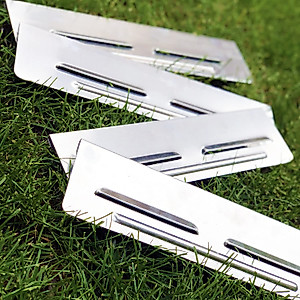 Hi Flame Aluminum Set of 4 Screen/Wind Guard Waterproof Grill Accessories for Outdoor Cooking Blackstone (Fit for 28" Griddle)