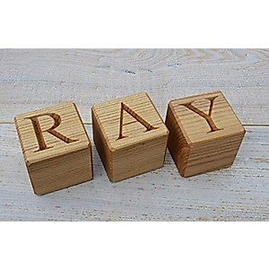 Personalized Wood Blocks - Personalized Baby Letter Blocks - Wood Letter Blocks - Custom Wood Blocks - Nursery Decor - Name Blocks