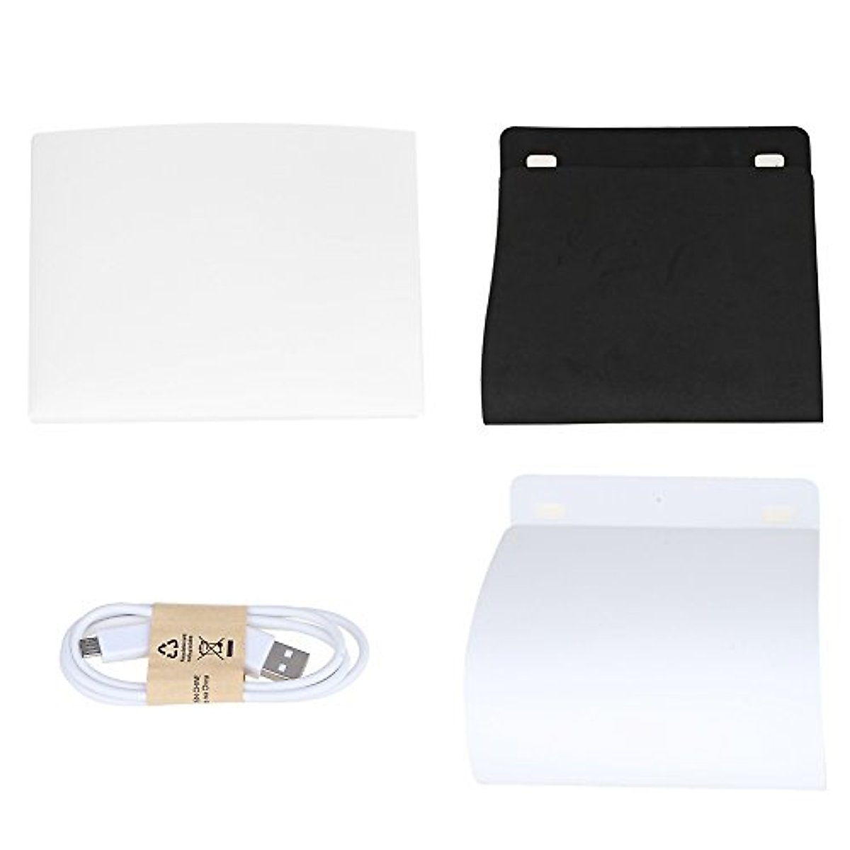 Depthlan Folding Photo Studio Kit Box with LED Light for Photographing Shooting Tent for Small Size Itens