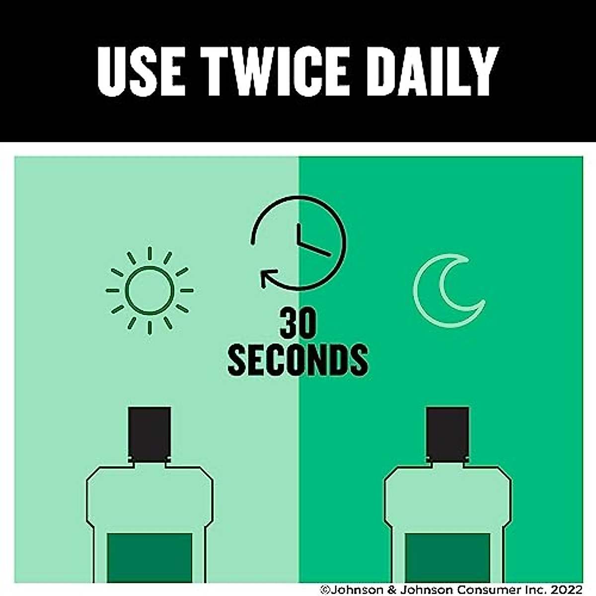 Listerine Freshburst Antiseptic Mouthwash for Bad Breath, Kills 99% of Germs That Cause Bad Breath & Fight Plaque & Gingivitis, ADA Accepted Mouthwash, Spearmint, 1.5 L