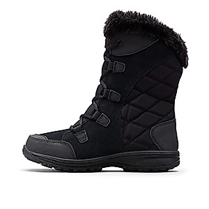 Columbia Women's Ice Maiden II Snow Boot, Black/Columbia Grey, 8.5 M US