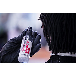 Shawty Red Low Heat Beard Grooming Growth Kit for Men, Hot Afro Comb, Skin Sensitive Adjustable Temperature Wooden Comb & Leave in Conditioner Spray for the Facial Hair Care (Watch The VIDEO)