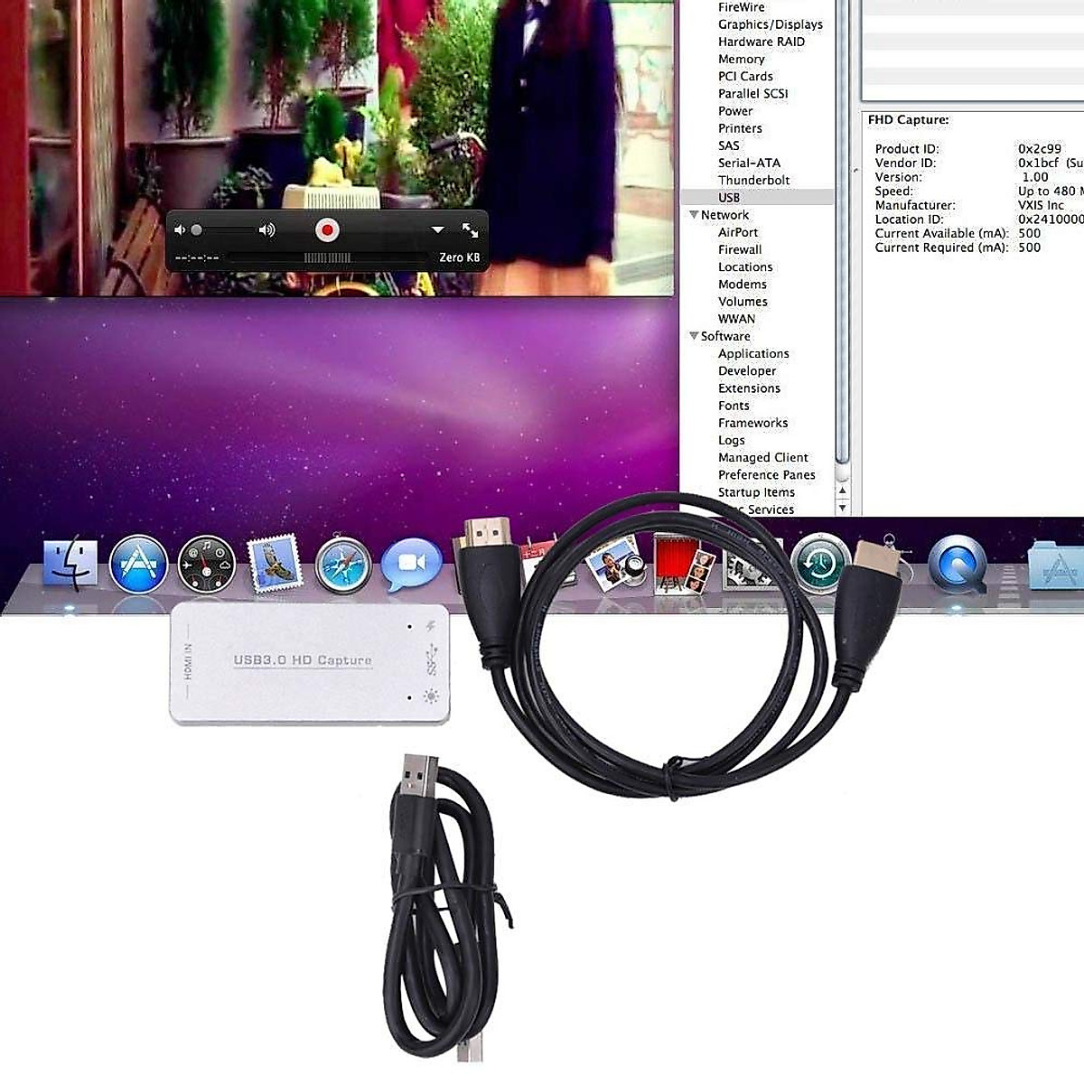 Pomya Video Audio Capture Card, USB 3.0 High Definition Video Audio Capture Card for OBS Live Streaming 1080P HDMI Compatible with Windows Linux Os X System,Plug-N-Play