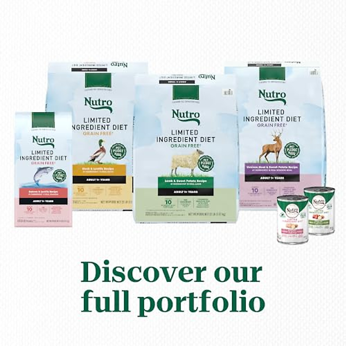 Nutro Limited Ingredient Diet Dry Dog Food, Salmon & Lentils Recipe, 22 lbs.