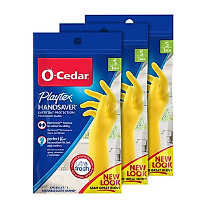 Playtex Handsaver Reusable Rubber Gloves (Medium, Pack - 3)