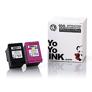 YoYoink Remanufactured Ink Cartridge Replacement for HP 901XL 901 XL High Yield (1 Black, 1 Color; 2 Pack) for Printer HP Officejet 4500 J4680 J4550 J4580