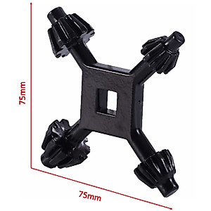 aiyun Drill Chuck Key and Universal 4 Way Chuck Key 4 in 1 Drill Press Chuck key - Bundle 4 Items with Storage Box (4)