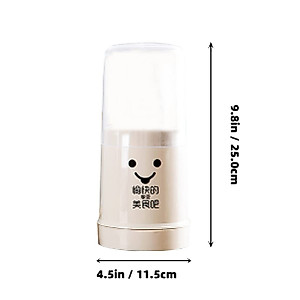 SOLUSTRE Kitchen Utensils Holder Kitchen Utensils Chopsticks Holder with Lid Cutlery Storage Holder Spoon Straw Basket Kitchen Tableware Organizer for Kitchen Countertop Beige 2pcs Silverware Holder