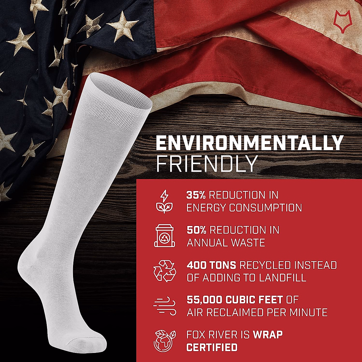 Fox River Standard Dry Therm-A-Wick Ultra-Lightweight Liner Over-The-Calf Socks, White, Medium