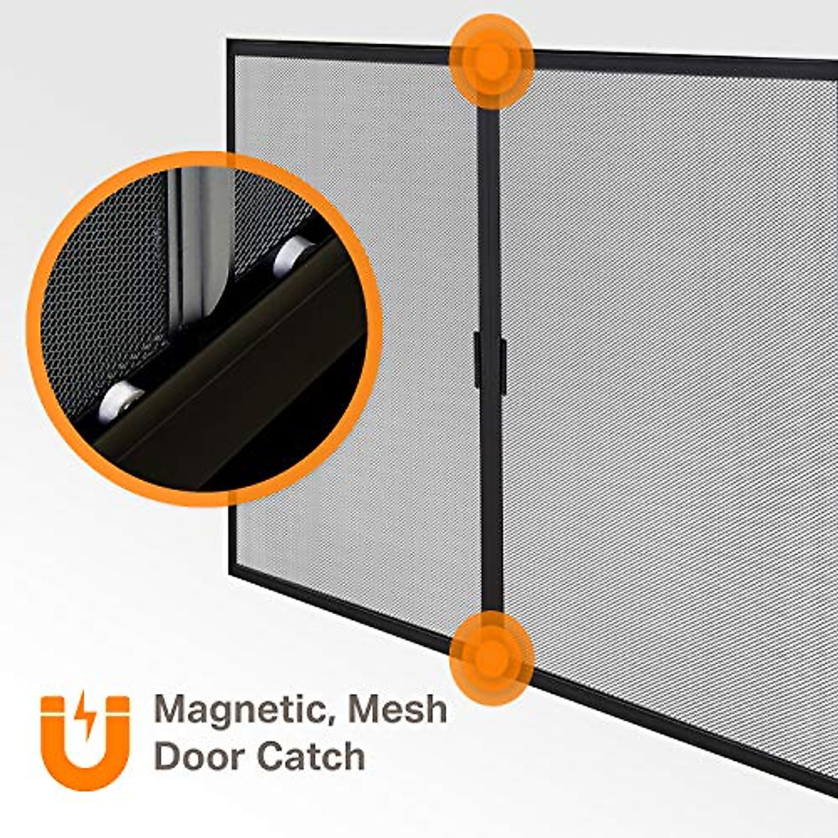 Pleasant Hearth FN-5701 Fenwick Fireplace Glass Door, Oil Rubbed Bronze, Medium