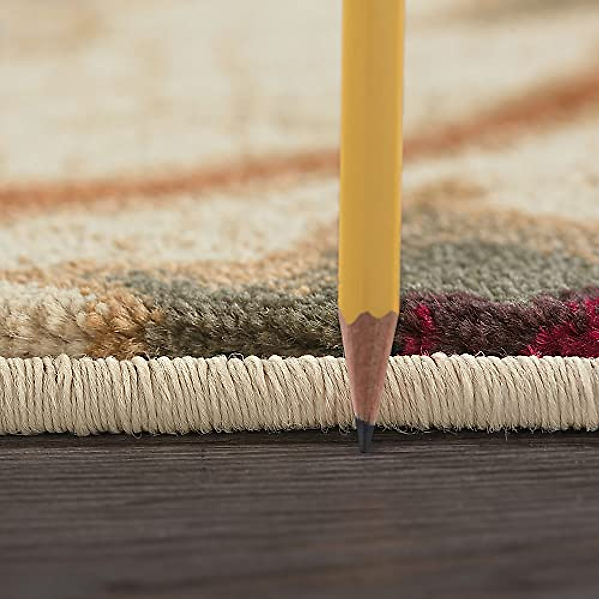 Fairfield Beige Modern Large 8ft Round Rug - Area Rug - Indoor Area Rugs for Living Room - Dining Room Rug - Bedroom Rug - Kitchen Rug - Entryway Rug Contemporary Carpet - Alfombras para Salas