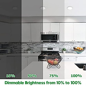 TDLOL 12 Pack Recessed Lighting 6 Inch with Junction Box, 12W 120W Eqv Recessed Lighting, LED Ceiling Light, Dimmable Can Lights, 5000K Daylight White 1050LM High Brightness Recessed Lights - ETL