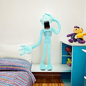 YZYNEW Siren Head Toy Siren Head Plush Toy Shy Man Stuffed Animals for Boys and Girls Holiday Party Perfect for Christmas Halloween (Blue)