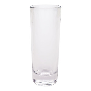 Restaurantware 3 Ounce Dessert Shooters 10 Round Dessert Shot Glasses - Durable Dishwashable Clear Glass Shooter Cups Freezable For Serving Jello Shots Parfaits Or More