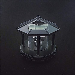 Yuanhong Solar LED Rotating Lighthouse Light, Garden Lawn Lamp Lighting for Yard Outdoor Home Decor