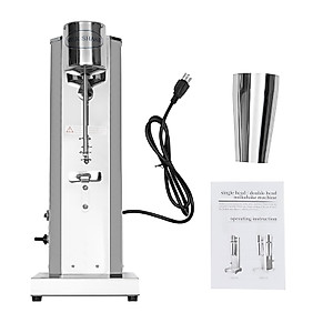Electric Drink Mixer with Mixing Cup, 180W Commercial Milkshake Machine, 650ml Single-head Milkshake Maker, 2 Speeds Mixer Blender for Commercial and Home
