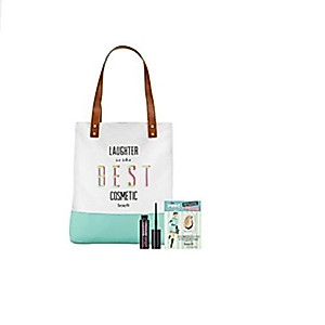 Benefit Cosmetics Tote Bag with Bad Girl Mascara Mini, The POREfessional Face Primer Mini, Limited Edition