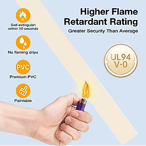 Cord Cover Wall, 157in Delamu Cord Hider Wall Mounted TV, Wire Covers for Cords Cable Management, Cable Raceway Cable Hider Concealer, Cable Cover Wire Hider to Hide Cords, 10XL15.7W0.95H0.55in Beige